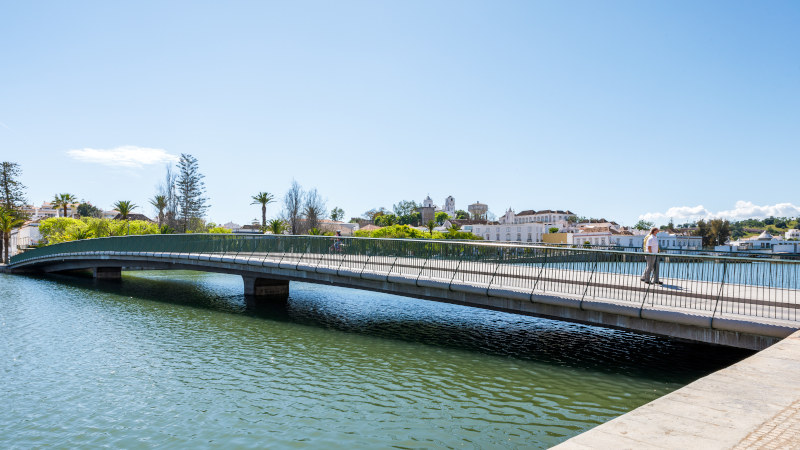 Nova Ponte sobre o Rio Gilão em Tavira - TECNOVIA