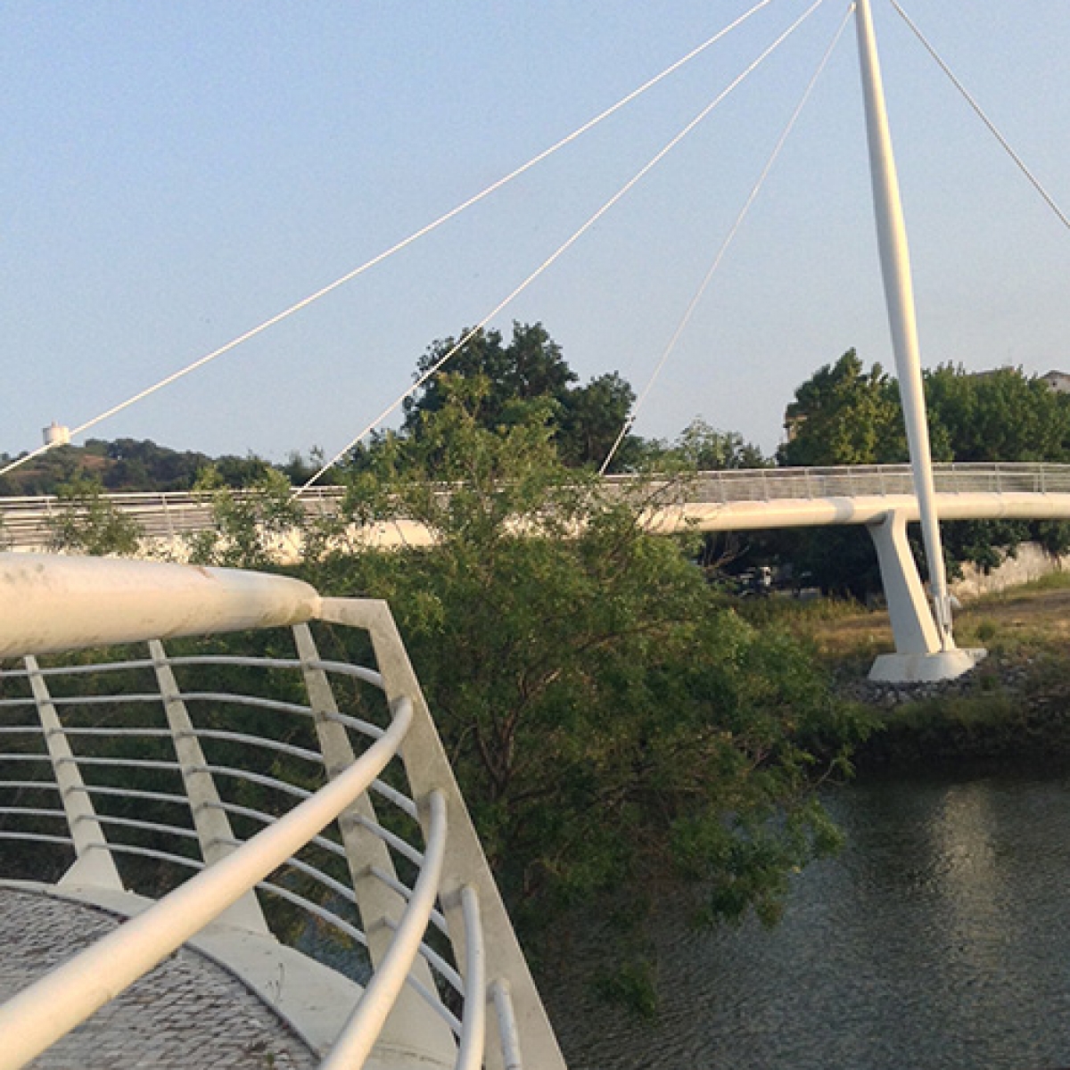 Ponte Pedonal sobre o Rio Mira - TECNOVIA