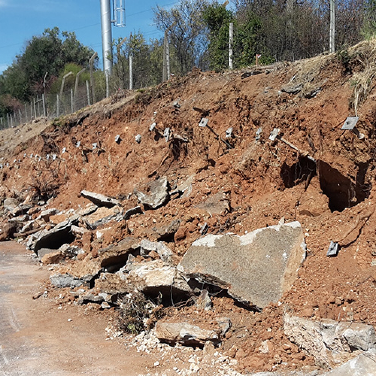 Estabilização taludes de escavação na A1 – Auto - Estrada do Norte ...
