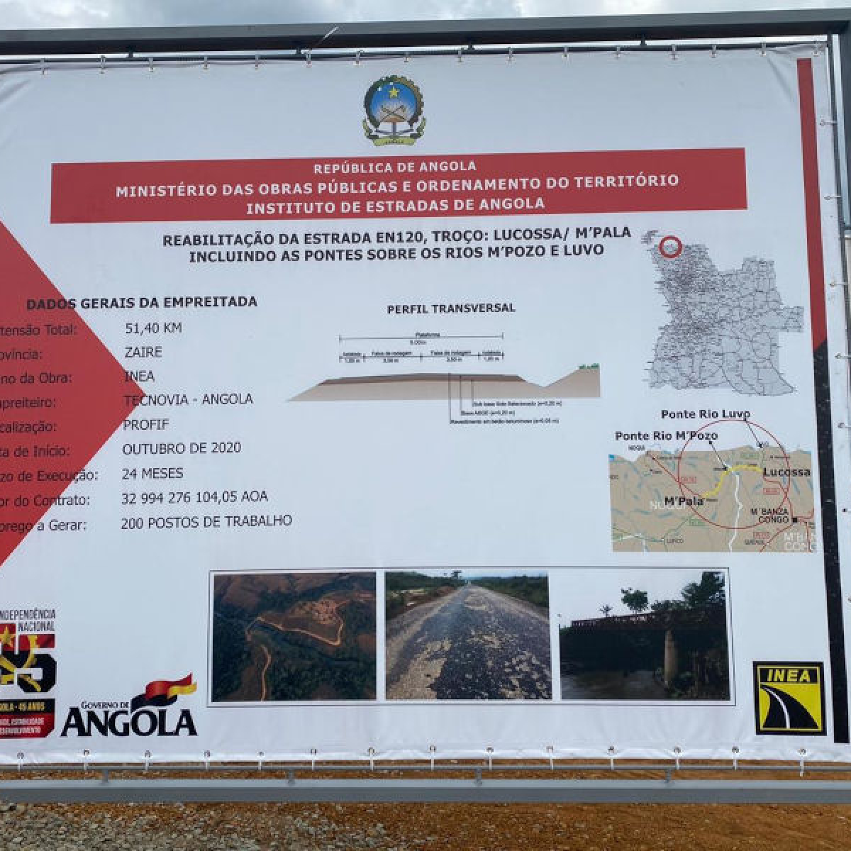 Tecnovia Angola vai reabilitar EN120 importante eixo rodoviário de ...