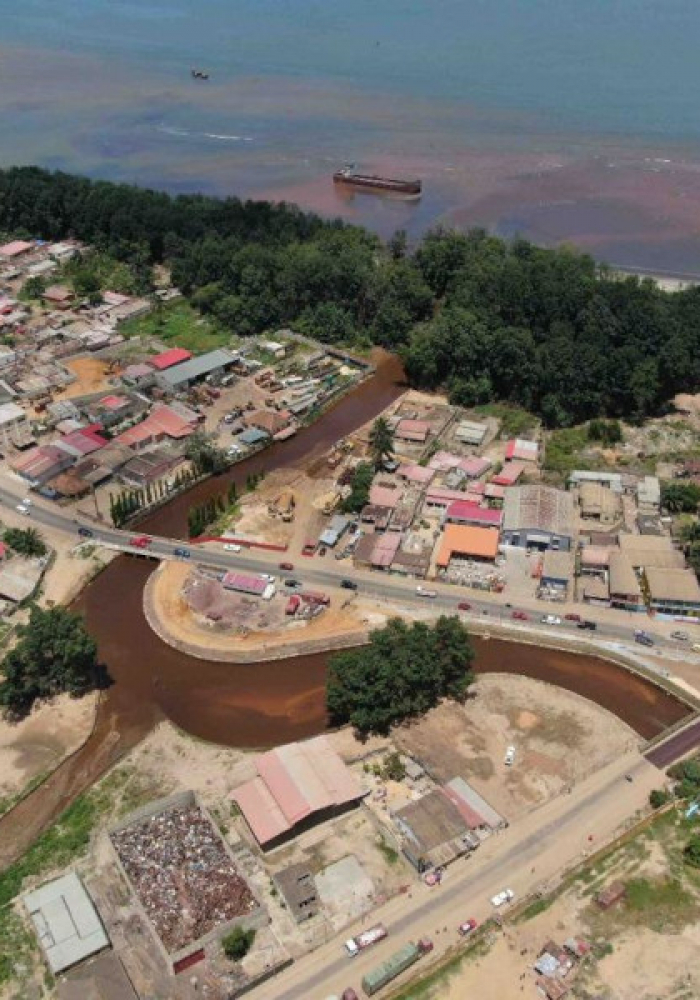 Desassoreamento e Requalificação do Rio Lucola em execução pela ...